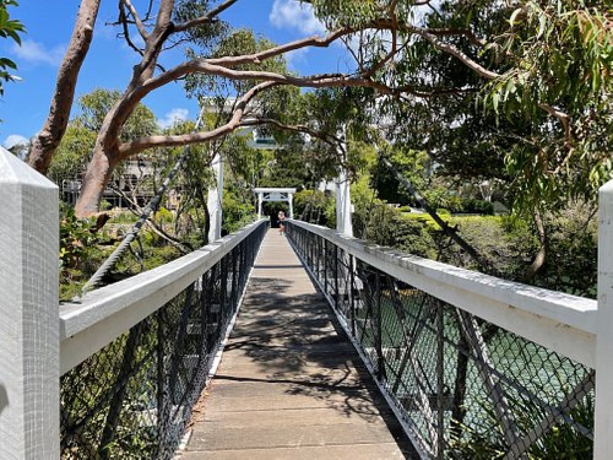 Parsley Bay Suspension Bridge - Scoop Digital - Australia's largest ...